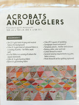 Acrobats and Jugglers Quilt Pattern - Louise Papas – The Stitch Saloon