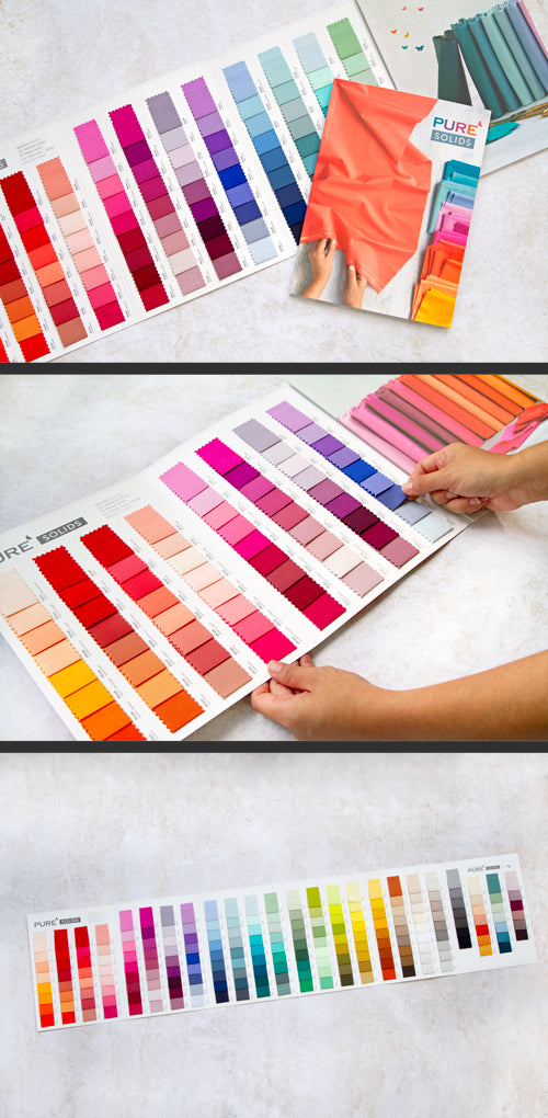*NEW* Pure Solids Colour Card (203 Colours) - Art Gallery Fabrics – The ...